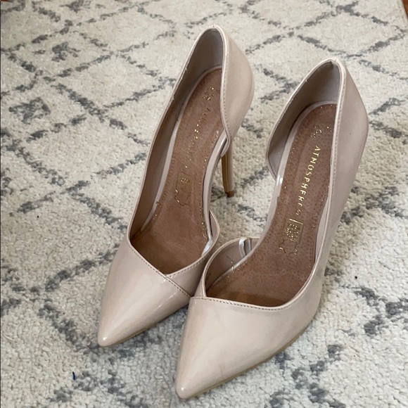 Atmosphere | Shoes | Sz 7 Atmosphere Nude Heels | Poshmark